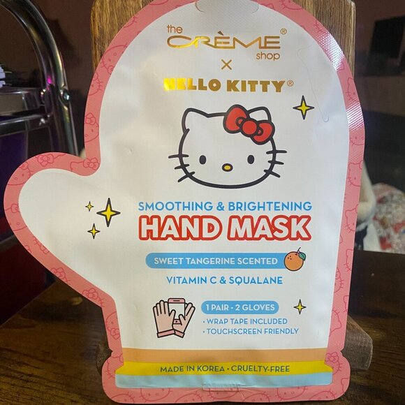 Skincare | M9 The Creme Shop Sheet Hand Mask Singleuse Tangerine | Poshmark